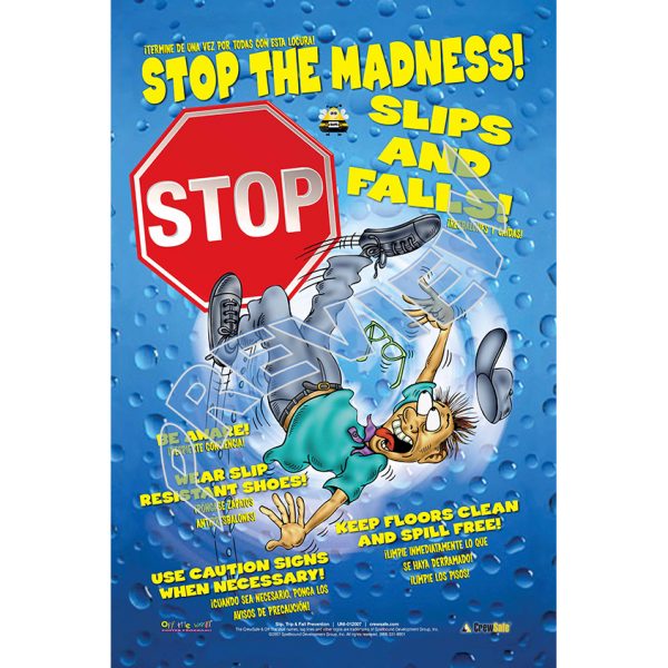 Slip, Trip & Fall Prevention Poster – CrewSafe