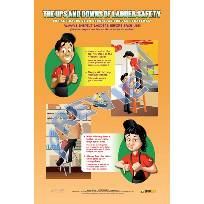 Ladder Safety Poster – CrewSafe