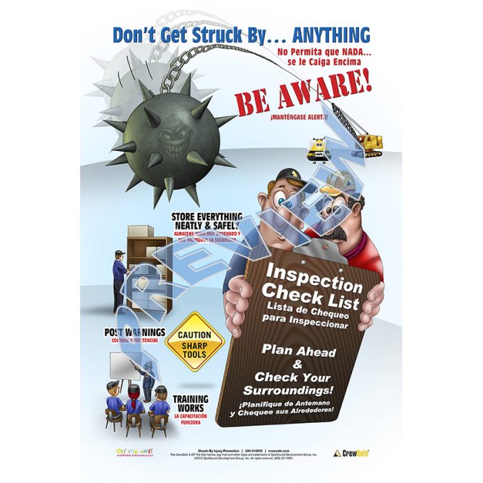 Struck-By Injury Prevention Poster – CrewSafe