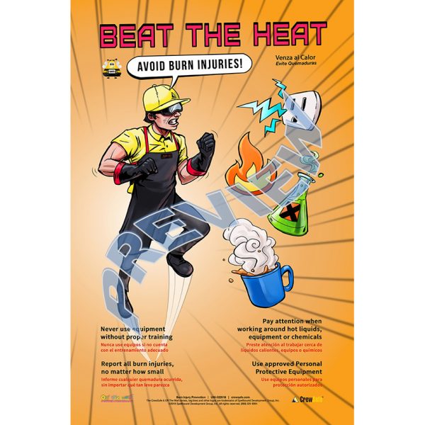 Burn Injury Prevention Poster – CrewSafe