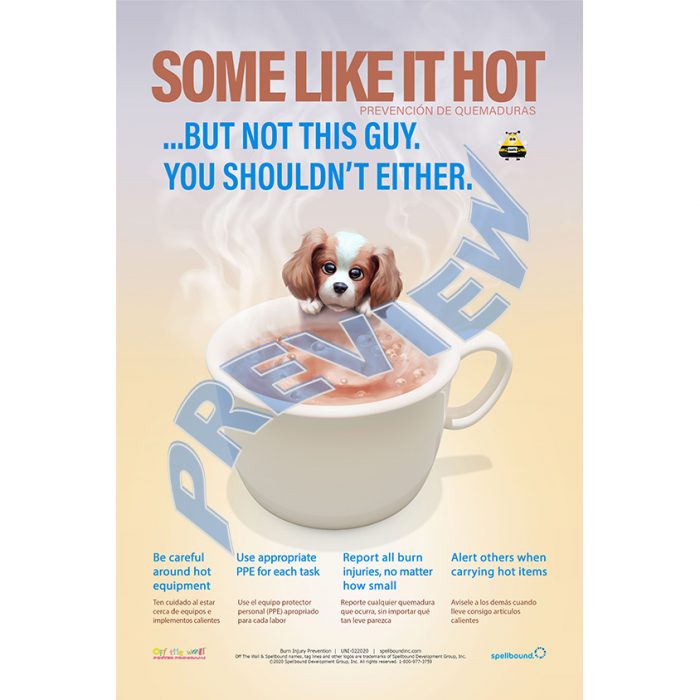 Burn Injury Prevention Poster – CrewSafe