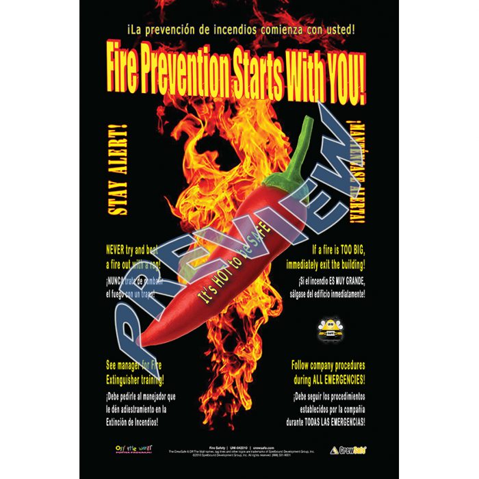 Fire Safety Poster – CrewSafe