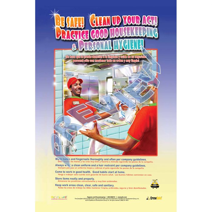 Hygiene AND Housekeeping Poster – CrewSafe