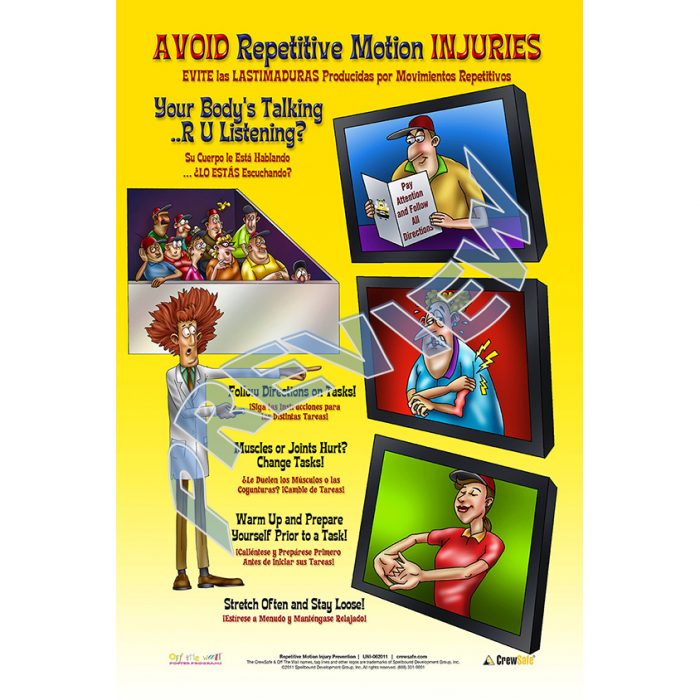 Repetitive Motion Injury Prevention Poster – CrewSafe