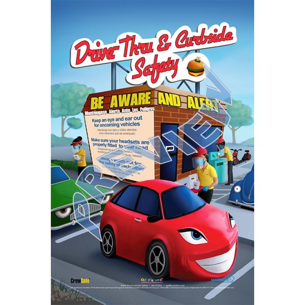 Drive Thru & Curbside Safety Poster – CrewSafe