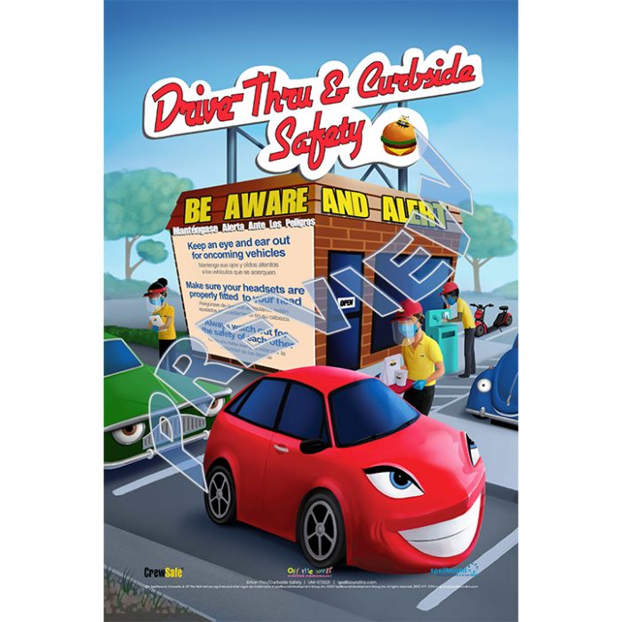 Drive Thru & Curbside Safety Poster – CrewSafe