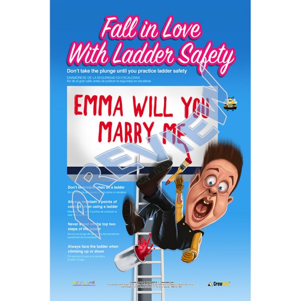 Ladder Safety Poster – CrewSafe