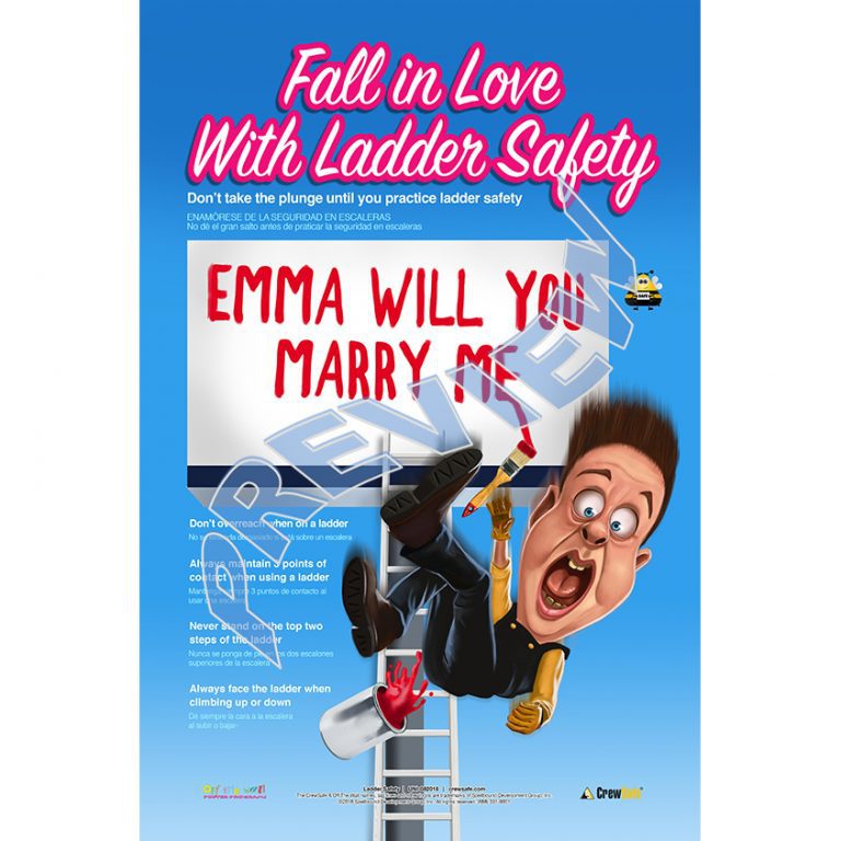 Ladder Safety Poster – CrewSafe