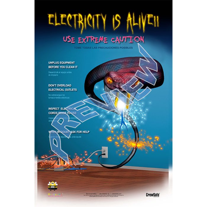 Electrical Safety Poster – CrewSafe