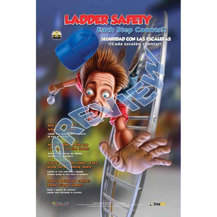 Ladder Safety Poster – CrewSafe