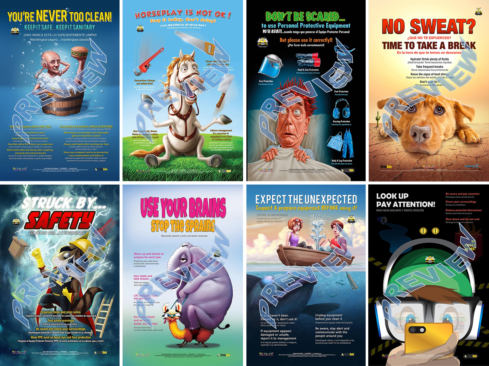 Enlighten Employees with Safety Awareness Posters by CrewSafe