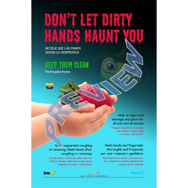 Hygiene Safety Poster 2022: Promoting Cleanliness | CrewSafe