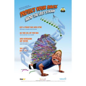 Back Injury Prevention Poster 2022: Prevent Back Strains | CrewSafe
