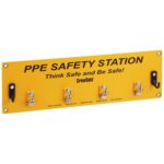 Ideal Safety Solution: CrewSafe's PPE Safety Station 18" x 6"