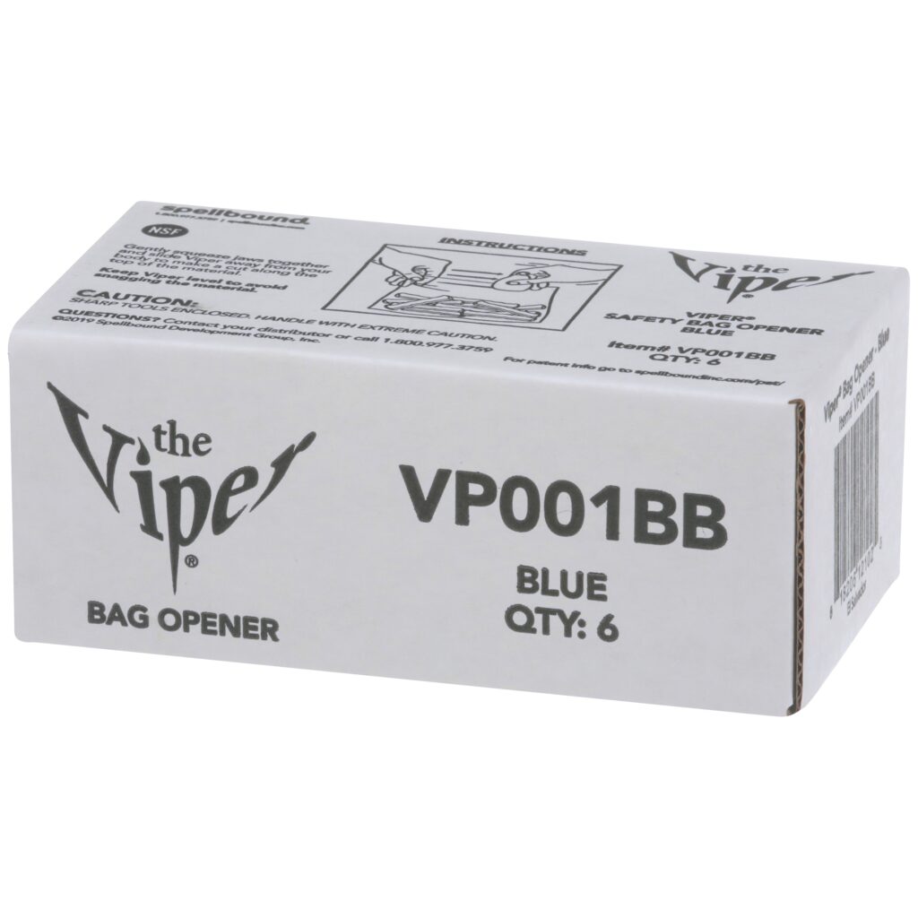 Viper Safety Bag Opener (Blue): Bold Safety Tool by CrewSafe