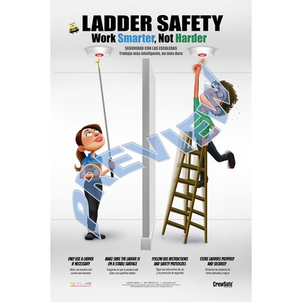 Ladder Safety Poster – CrewSafe