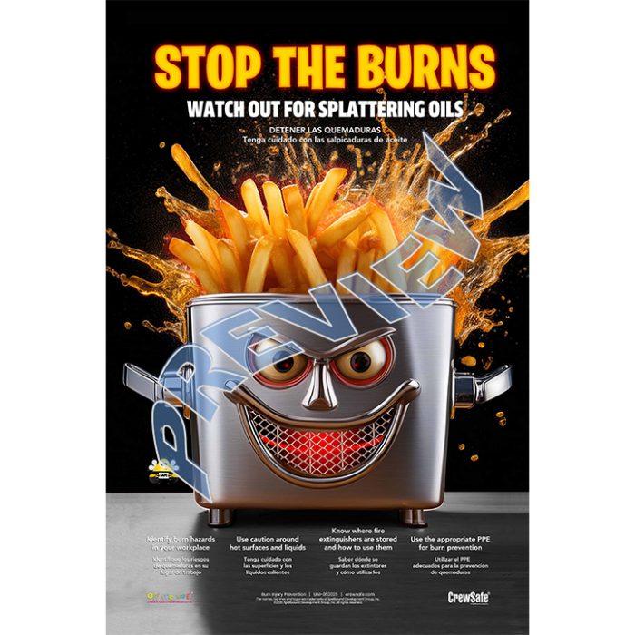 Burn Injury Prevention Poster